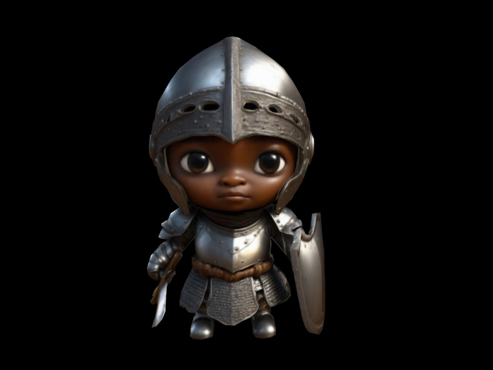 Second Life Marketplace - HB: Chibi Knight Statue FuLL PERM