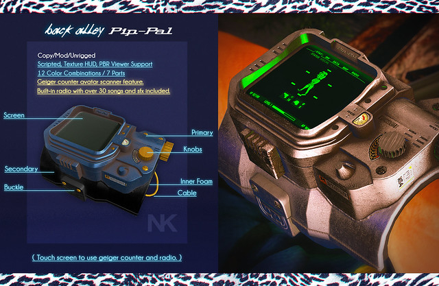 Second Life Marketplace - [NK*] "Back Alley" Pip-Pal v1.3 [Wear to Unpack]