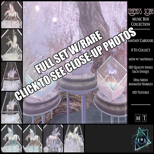 Second Life Marketplace - 3rd Eye // Legends Song MB FULL SET W/RARE