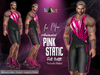 Second Life Marketplace - hizNherz Pink Static Men's Outfit (Animated)
