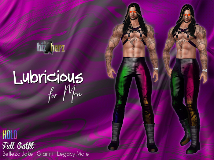 Second Life Marketplace - hizNherz Men's Lubricious Outfit
