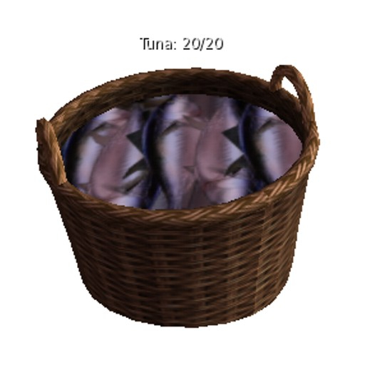 Second Life Marketplace - Basket Tuna [20] [G&S]