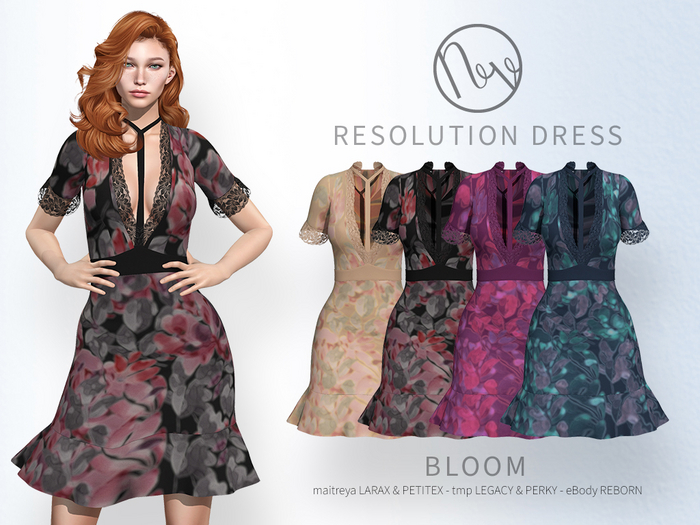 Second Life Marketplace - neve dress - resolution bloom
