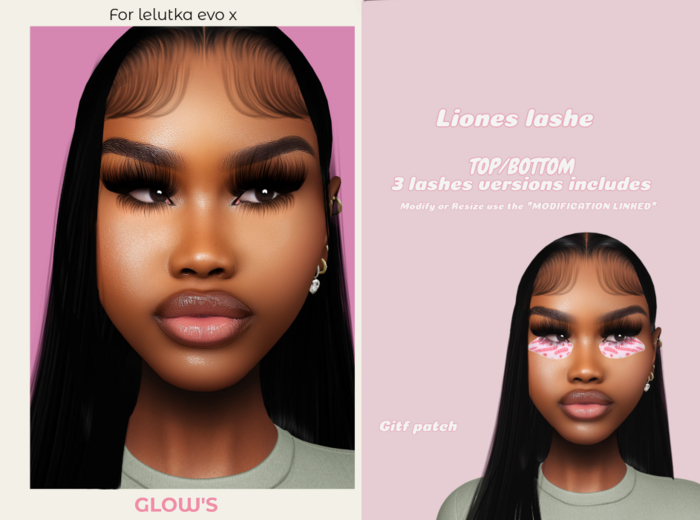 Second Life Marketplace - GLOW'S-LIONES LASHES COLLECTION EVO X