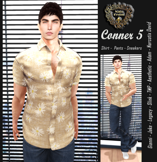 Second Life Marketplace - Nala Design - Conner Male Outfit 5