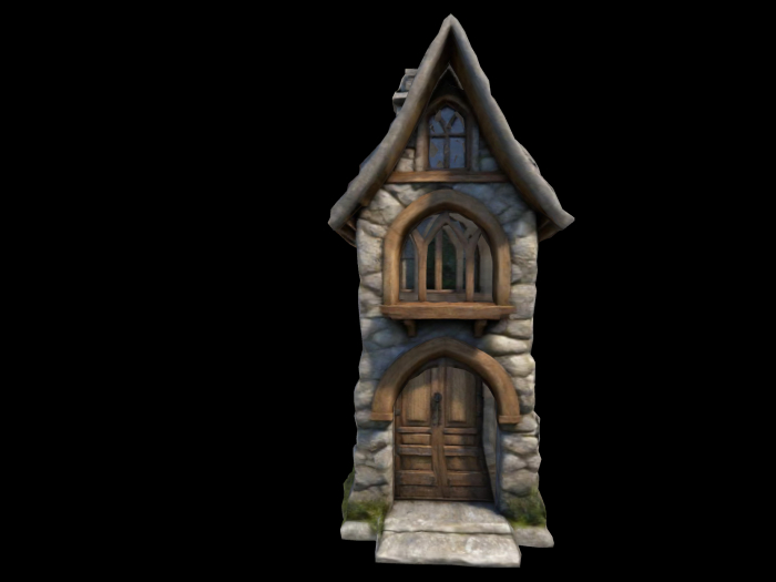 Second Life Marketplace - HB: Stone Tower prop Statue FuLL PERM