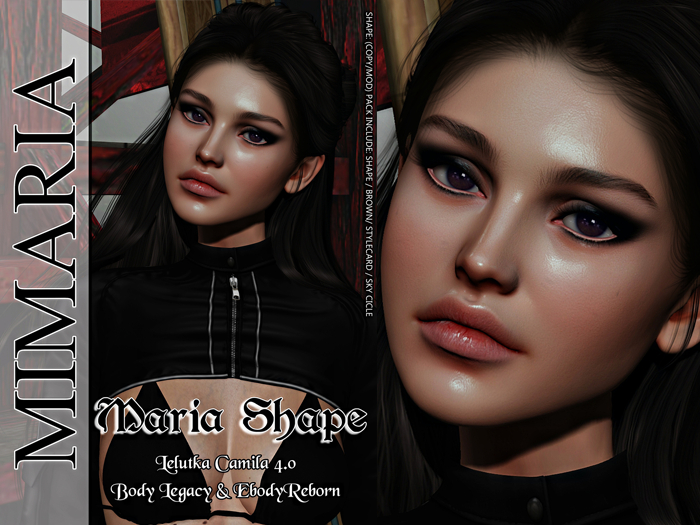 Second Life Marketplace - Mimaria// Maria Shape - Camila Head 4.0