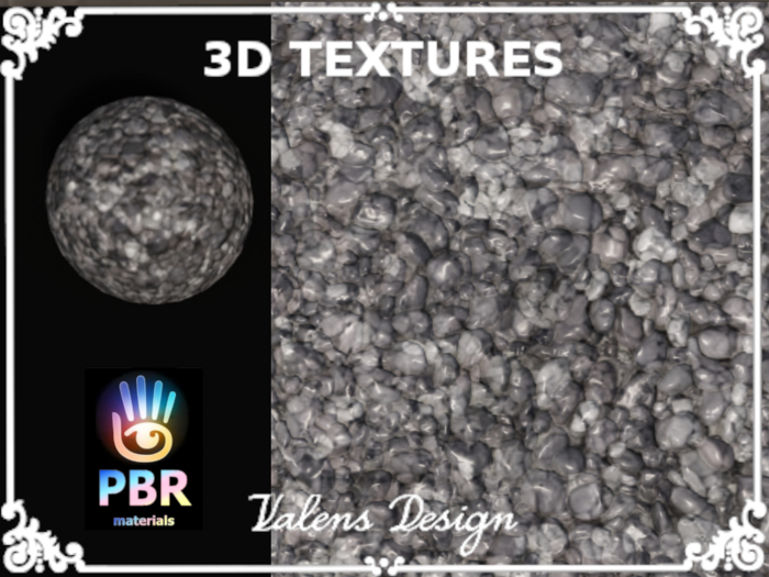 Second Life Marketplace - 3D seamless TEXTURES realistic Gravels 3 ...