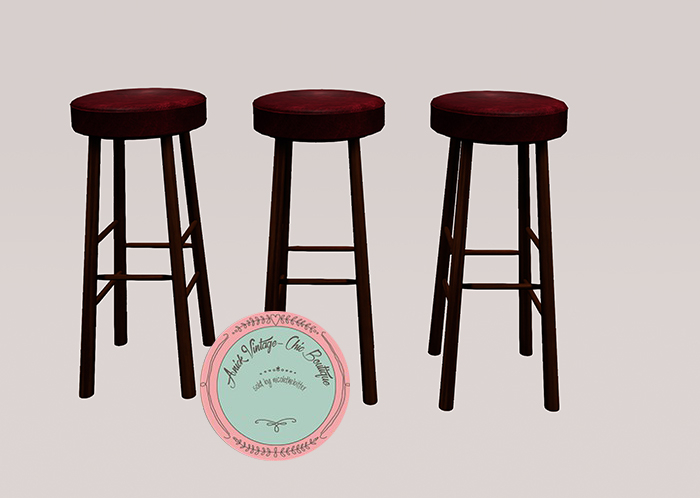 Second Life Marketplace - MadPea Bow Bells Boozer - Tall Bar Stools