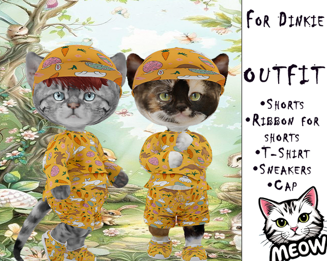 Second Life Marketplace - *MEOW* Dinkie Easter OUTFIT