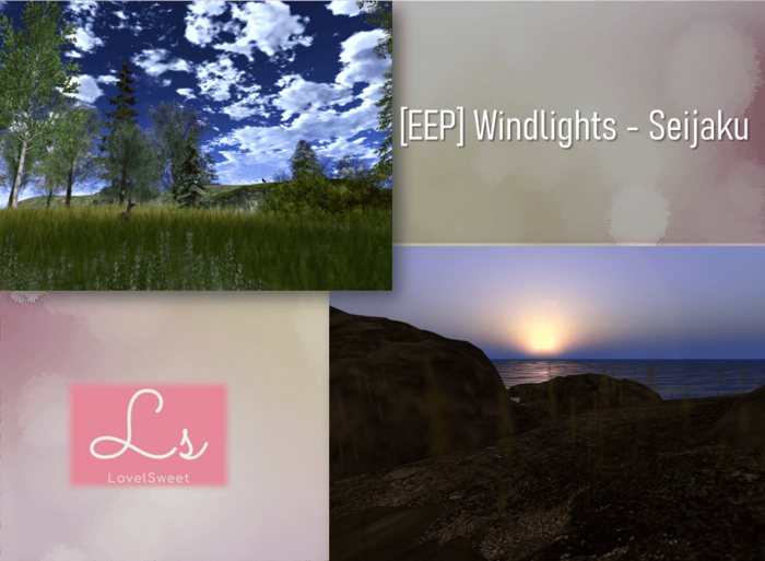 Second Life Marketplace - LovelSweet Windlight Seijaku 1.0