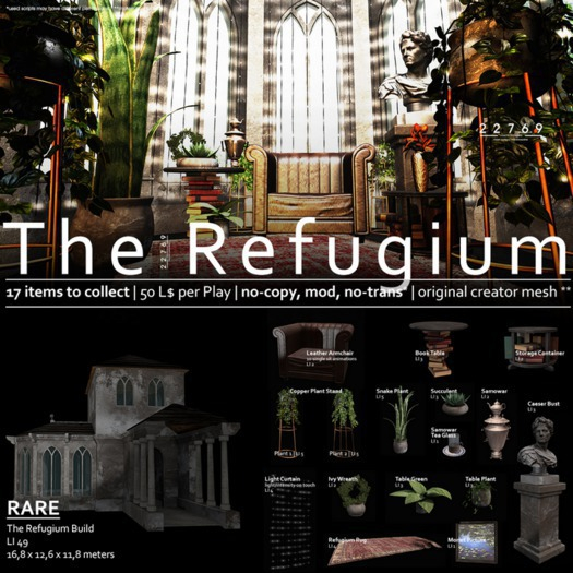 Second Life Marketplace - 22769 - The Refugium - RARE