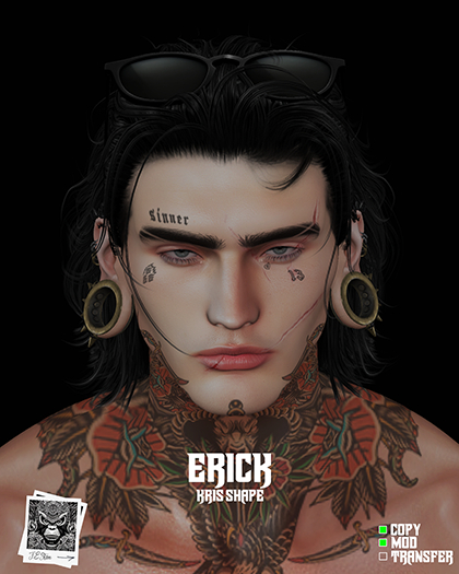 Second Life Marketplace - Erick Shape For LeLUTKA Kris Head 4.0 / J.E Store