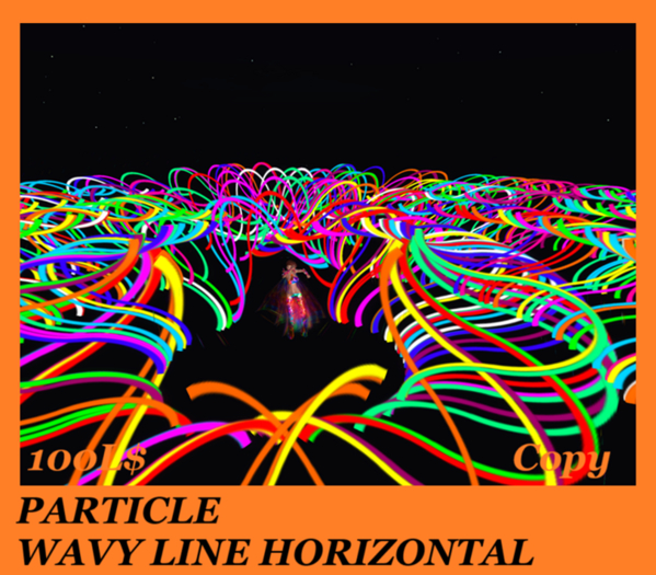 Second Life Marketplace - PARTICLE WAVY LINE HORIZONTAL