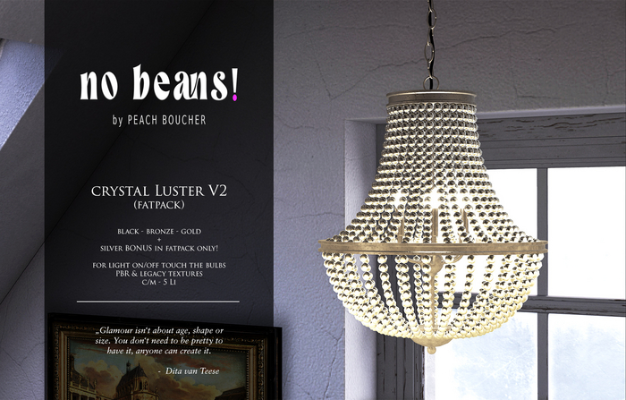 Second Life Marketplace - [nb!] - Crystal Luster V2 (Fatpack) PBR (ADD)