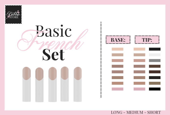 Second Life Marketplace - :TheDebbieStore: Basic French Set [HUD]
