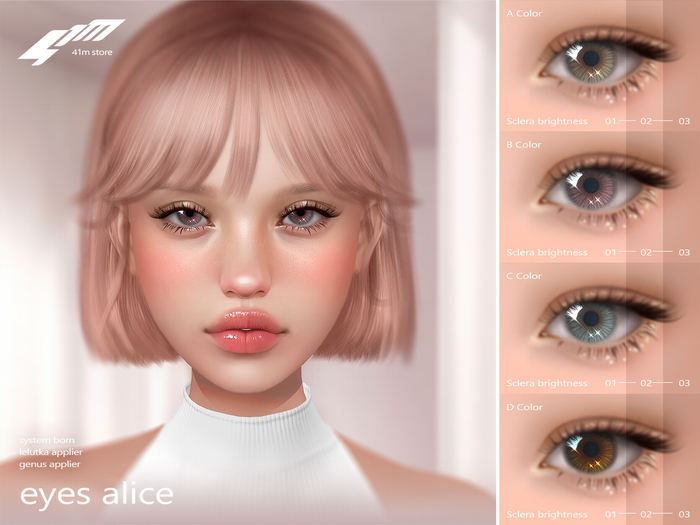Second Life Marketplace - 41m / Eyes Alice: 12 Colors