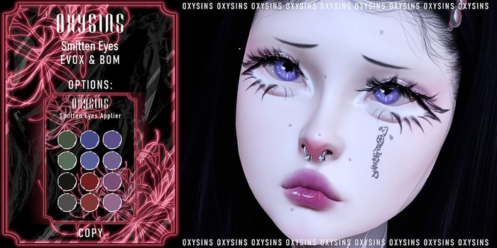 Second Life Marketplace - Oxysins - Smitten Eyes EVOX & BOM
