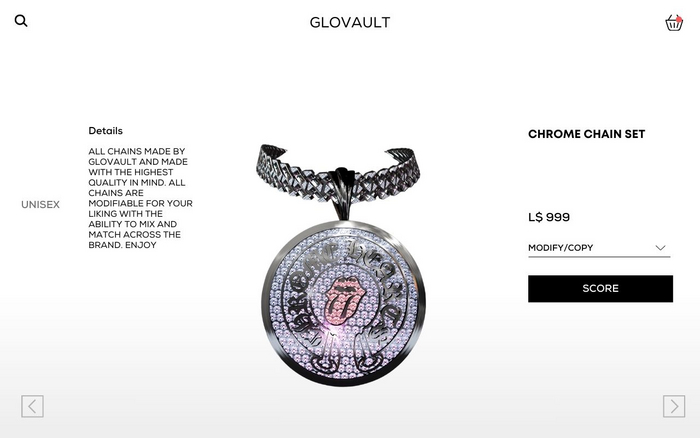 Second Life Marketplace - [GLOVAULT] CHROME CHAIN SET