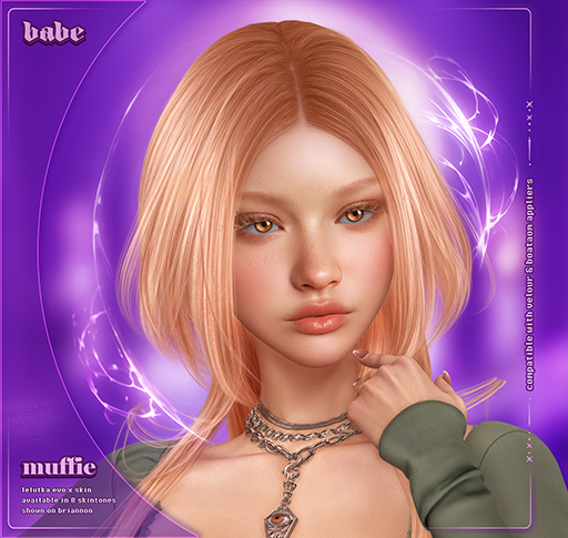 Second Life Marketplace - Babe - Muffie x Evo (Reborn Shape + Stylecard)
