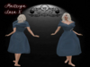 Second Life Marketplace - ~Winfield~ Light Blue Polka Dot Dress