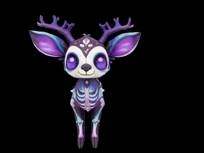 Second Life Marketplace - HB: Skelly Fawn C Statue FULL PERM