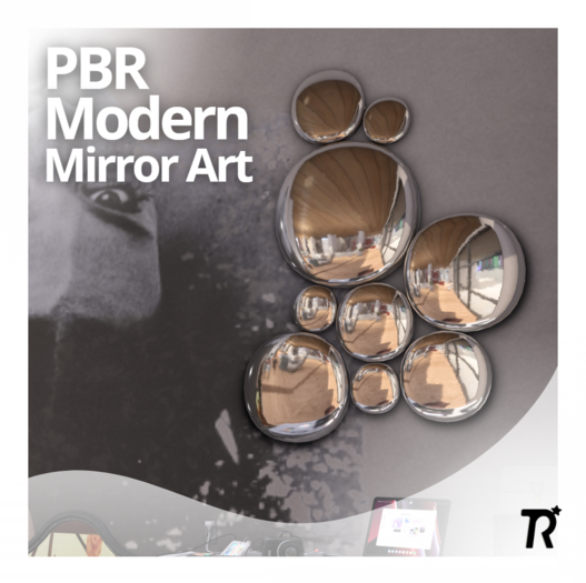 Second Life Marketplace - TRAGICA - PBR Modern Mirror Art