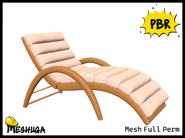 Second Life Marketplace - Meshuga PBR Summer Fun - Pool Lounge FULL ...