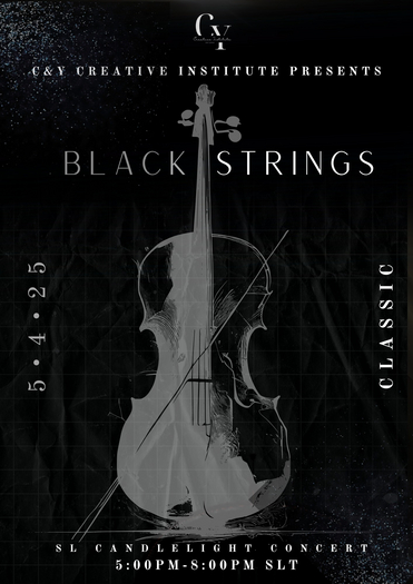 Second Life Marketplace - C&Y ~ BLACK STRINGS ~ STANDARD TICKET
