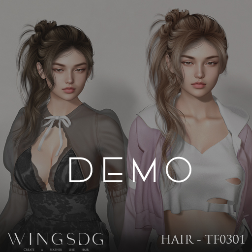 Second Life Marketplace - WINGS-HAIR-TF0301 DMEO (Pack)