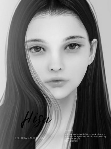 Second Life Marketplace - (demo) violetta. Hisa Skin (lel EvoX) female