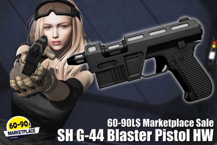 Second Life Marketplace - SH G-44 Blaster HW M (Unpack) - RP Prop