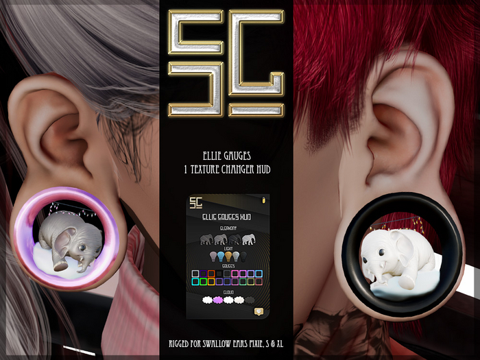 Second Life Marketplace - [SG] Ellie Gauges w/HUD MALE