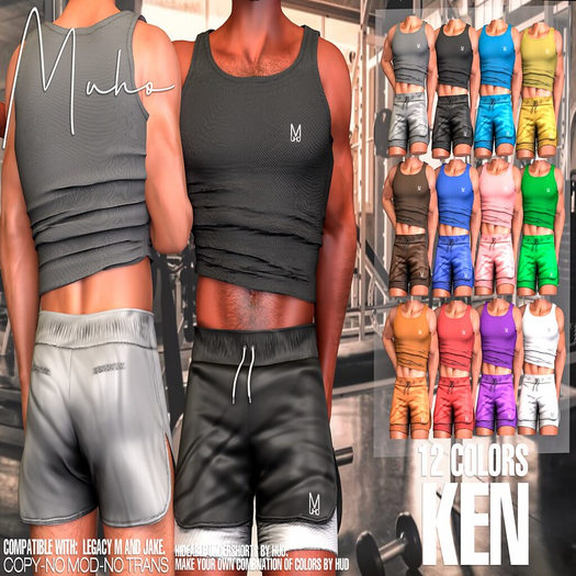 Second Life Marketplace - -MUHO- Ken Set (Wear to unpack)
