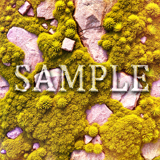 Second Life Marketplace - Zoy Texture [ Mossy Rock Garden Seamless 02 ] C