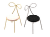 Second Life Marketplace - REIGN.- BOW TIED VANITY CHAIR (SILVER)- # 20