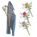 Second Life Marketplace - [SHIFUKU] Holdable DenimJacket & Flowers (M-BLUE)