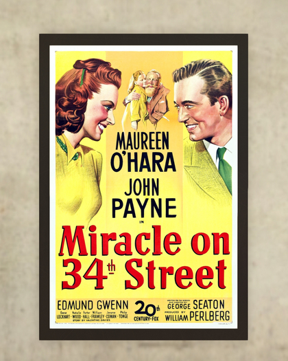 Second Life Marketplace - Miracle on 34th Street Movie Poster - (PBR 2K)