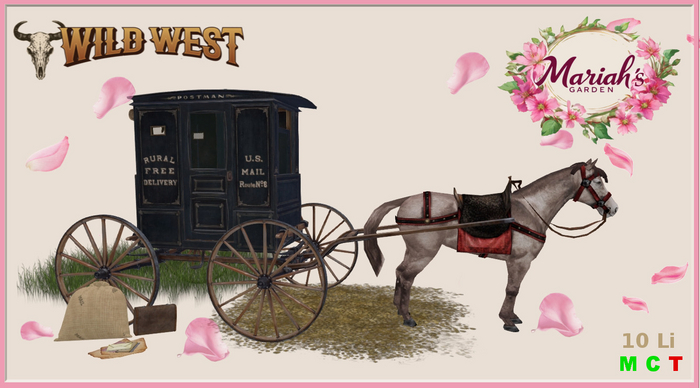 Second Life Marketplace - !MG! - Wild West Mail Wagon