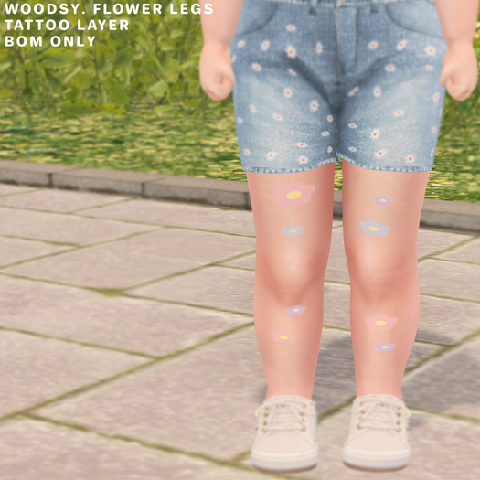Second Life Marketplace - woodsy. flower legs - unpack