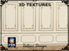 Second Life Marketplace - Seamless PBR White & gold wood wall panels ...