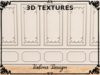 Second Life Marketplace - 3D seamless TEXTURES White molding wooden ...