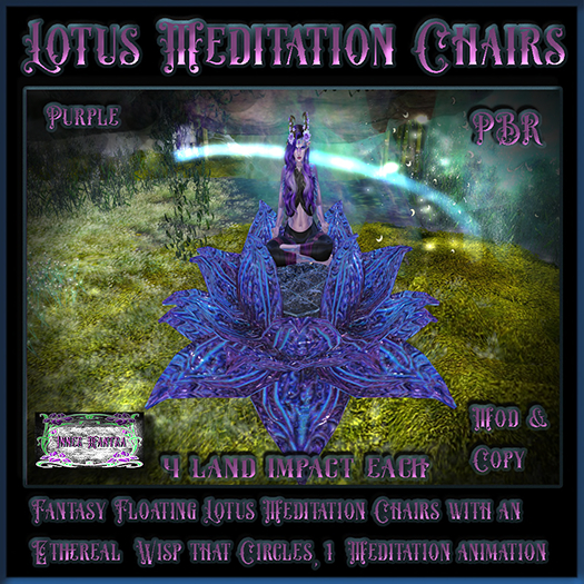 Second Life Marketplace - +Inner Mantra+ Meditation Lotus, Ancient ...