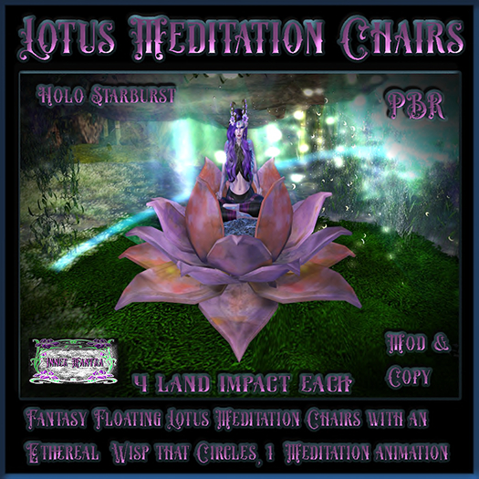 Second Life Marketplace - +Inner mantra+Meditation Lotus (Holo ...