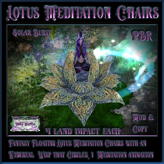 Second Life Marketplace - +Inner mantra+ Meditation Lotus -Solar Burst ...