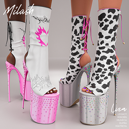 Second Life Marketplace - Milash : Liza Boots / Icon-Pack