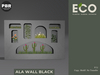 Second Life Marketplace - Eco - Ala Wall Black