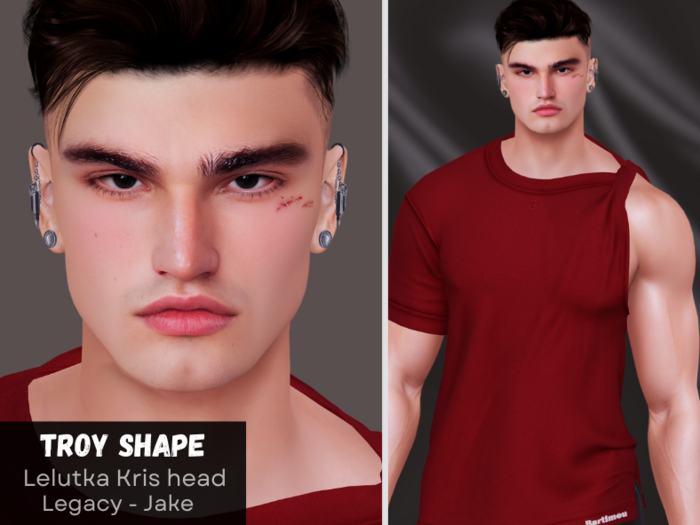 Second Life Marketplace - -[Stanley] Troy Shape Kris - Lelutka Kris ...