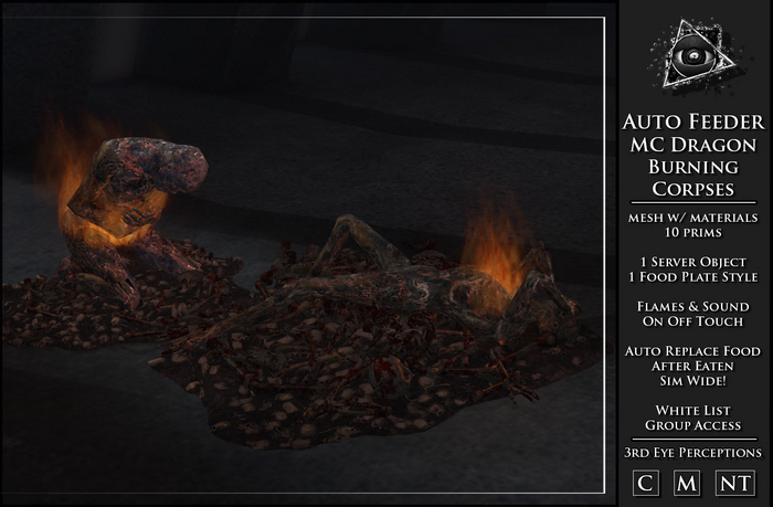 Second Life Marketplace - MC Dragon Autofeeder // Burning Corpses