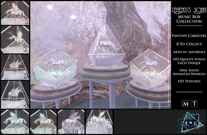 Second Life Marketplace - 7 RARE // 3rd Eye // Legends Song MB